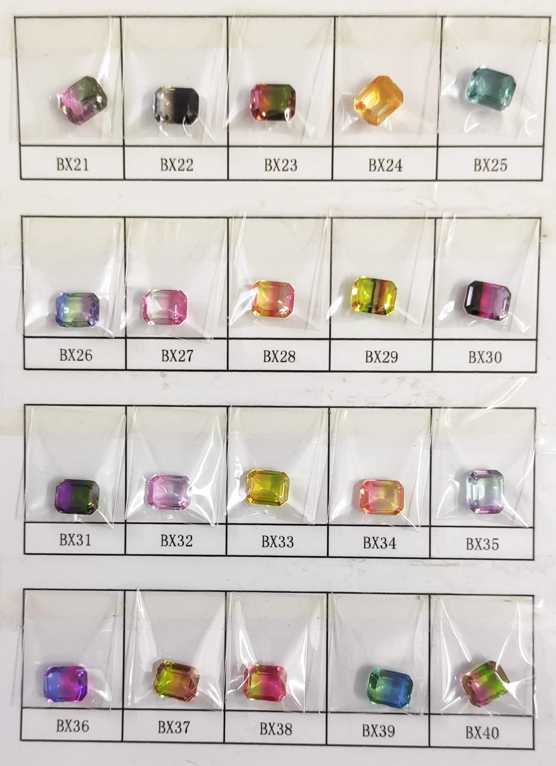 Lab-Created Synthetic Gemstones Colors Charts - WeJEWELER
